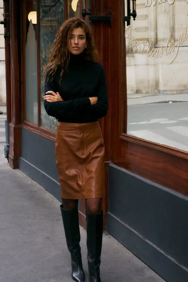 SAME Leather Pencil Skirt