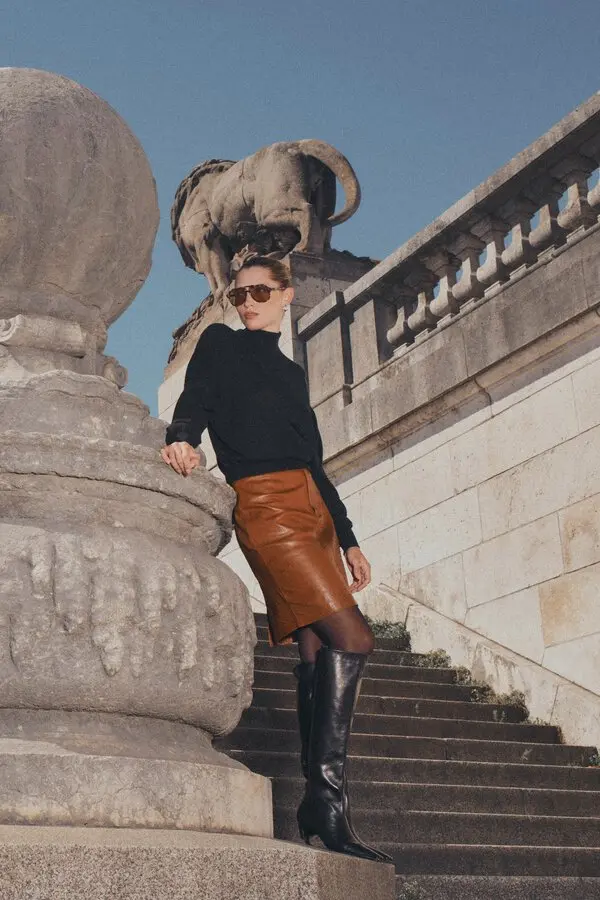 SAME Leather Pencil Skirt