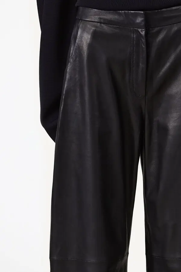 SAME Leather Barrel Pant