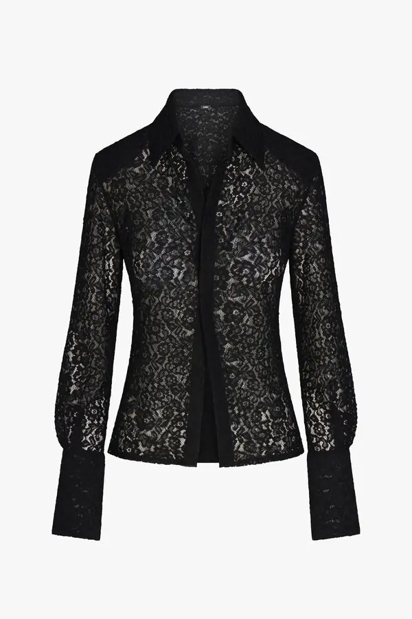SAME Tailored Lace Blouse