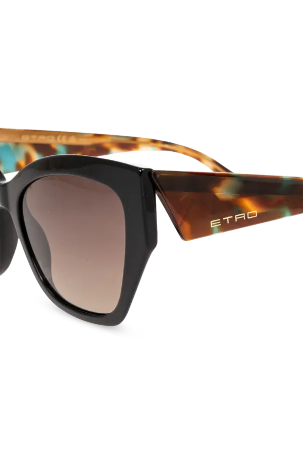 Etro Cat-eye Sunglasses With Gradient Lenses And Case - Brown