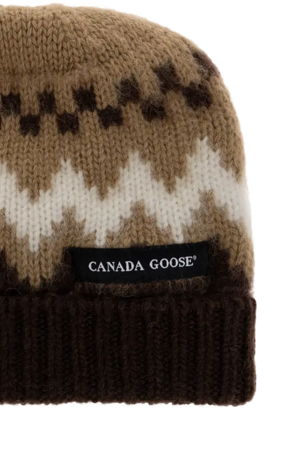 Canada Goose Wool Beanie With Sewn-on Logo
