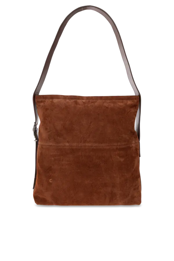 Paul Smith Suede Shoulder Bag With Logo