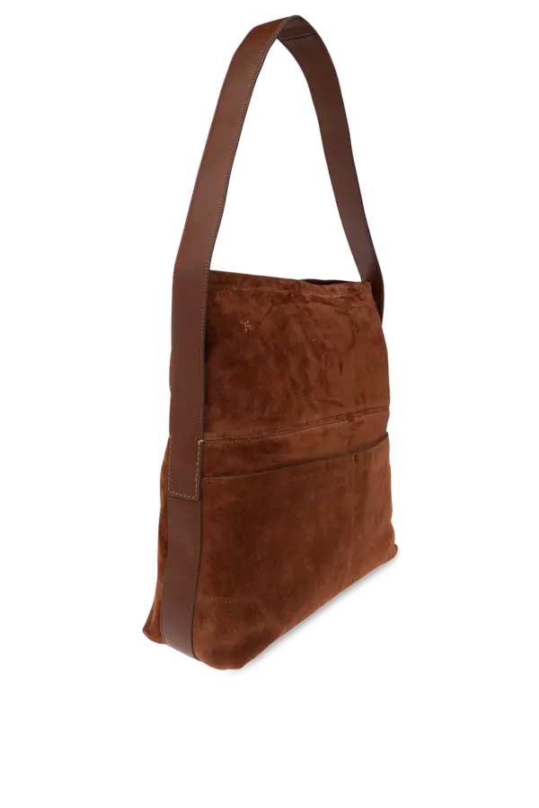Paul Smith Suede Shoulder Bag With Logo
