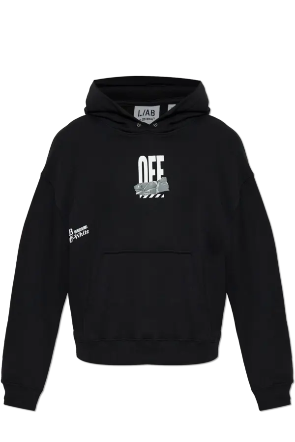 L/AB C/O OFF-WHITE Hooded Sweatshirt