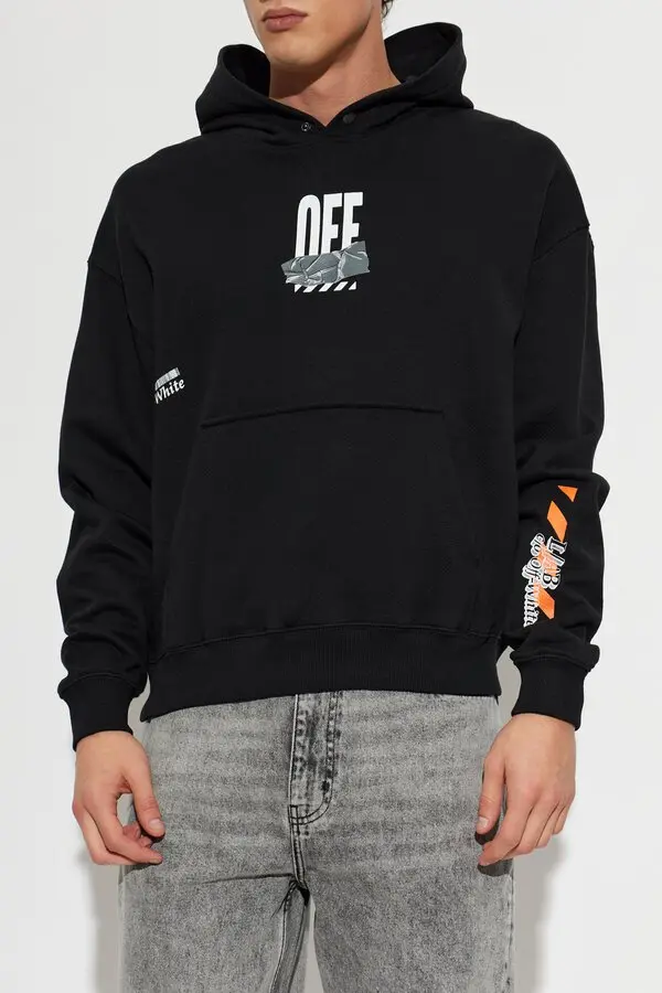 L/AB C/O OFF-WHITE Hooded Sweatshirt