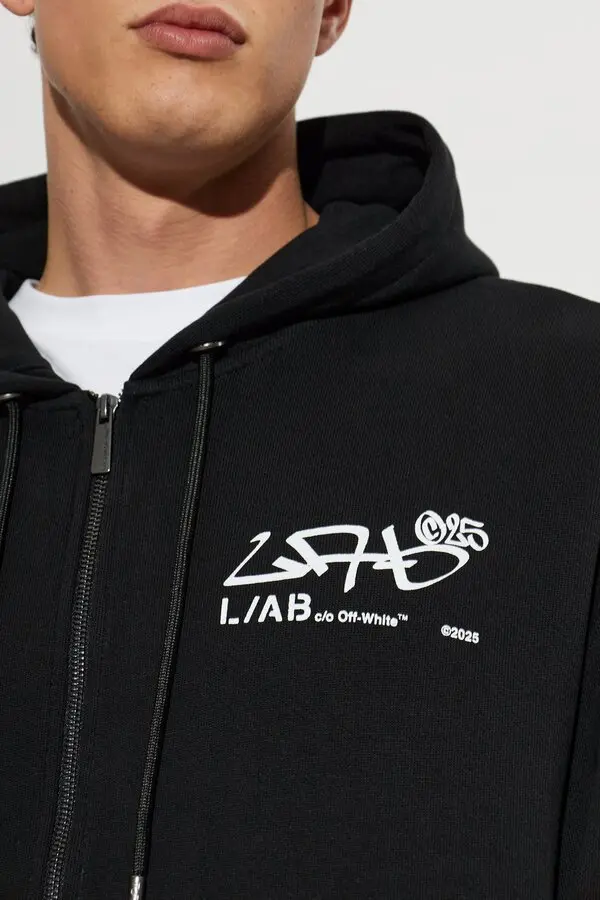 L/AB C/O OFF-WHITE Hoodie With Hood