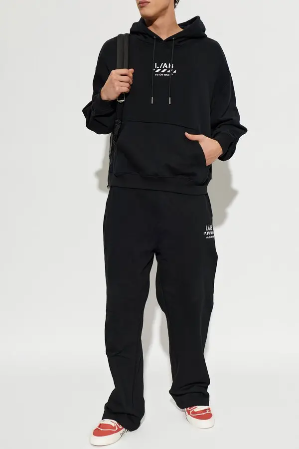 L/AB C/O OFF-WHITE Hoodie With Contrast Prints