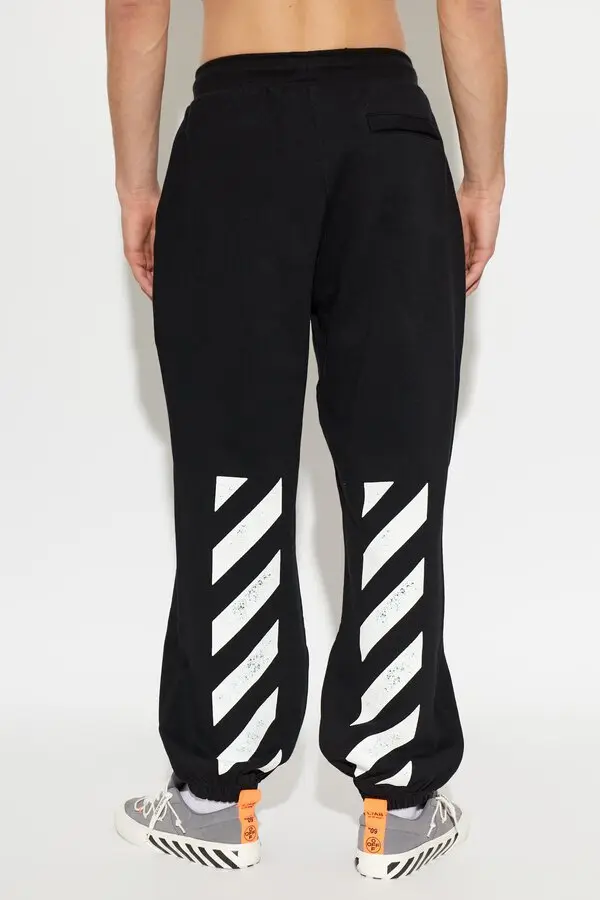 L/AB C/O OFF-WHITE Sweatpants With Printed Logo
