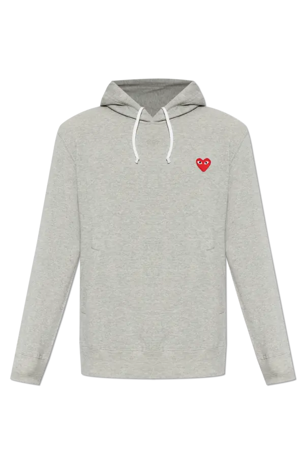 Play Comme Des Garcon Logo Sweatshirt - Grey