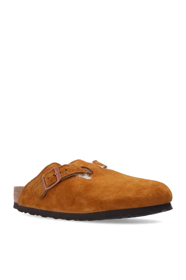 BIRKENSTOCK Suede Sliders ‘boston Vl