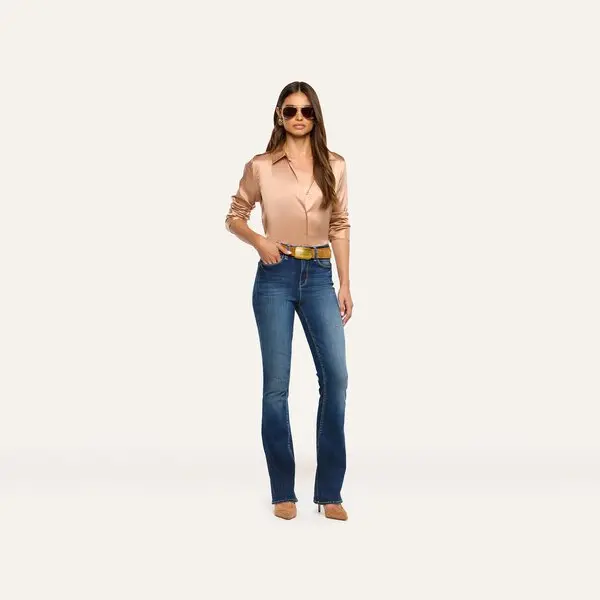 L'AGENCE Tyler Silk Blouse Top