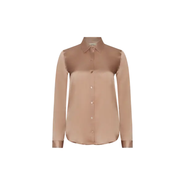 L'AGENCE Tyler Silk Blouse Top
