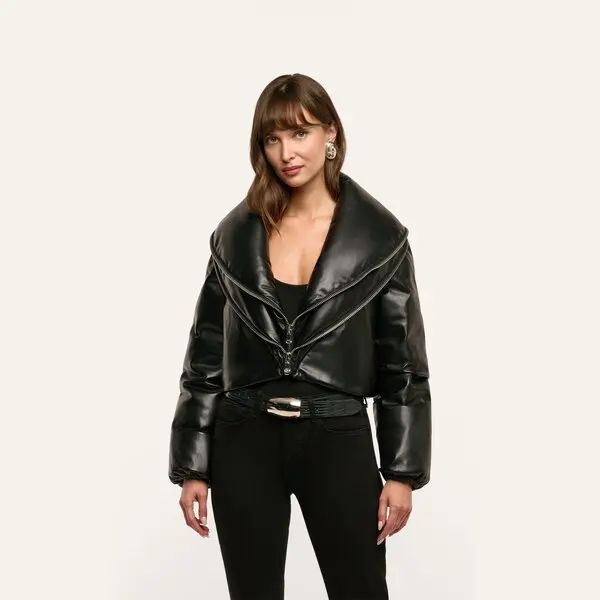 L'AGENCE Vail Puffer - Black