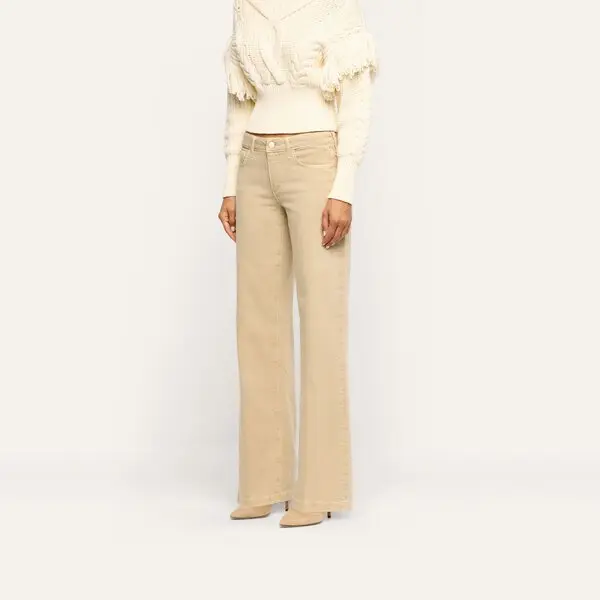 L'AGENCE Joanne Low-rise Wide-leg Jean