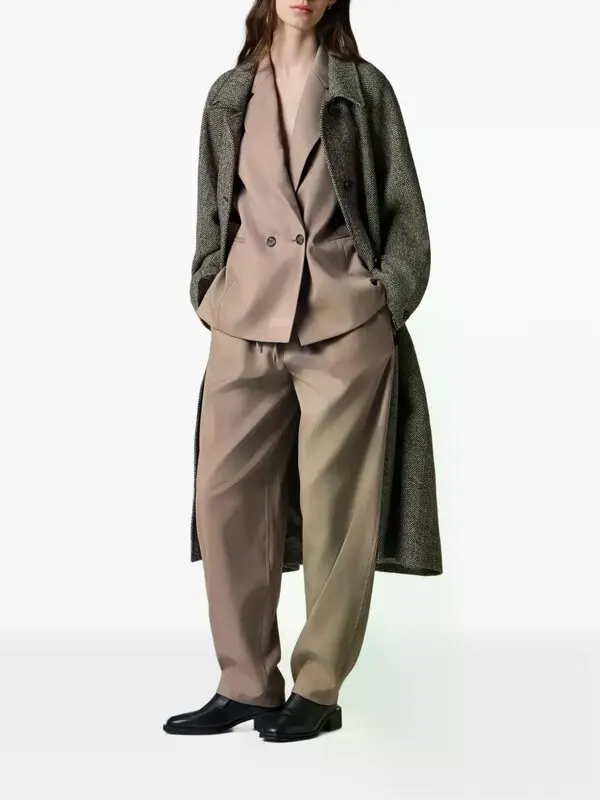 Paul Smith Taupe Wool Hopsack Waistcoat