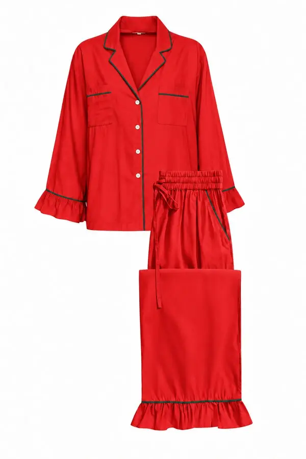 CAROLINA BENOIT Christmas Luxury Matching Set Pajama