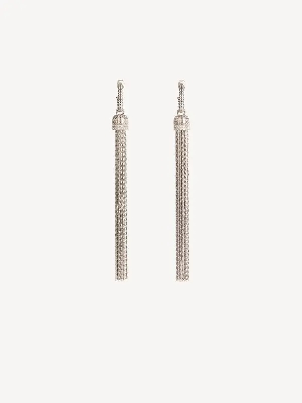 Balmain Brass Tassel Earrings