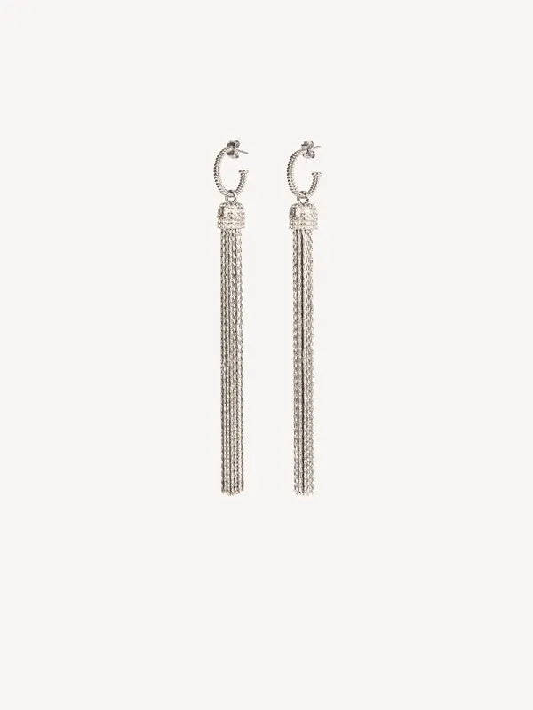 Balmain Brass Tassel Earrings