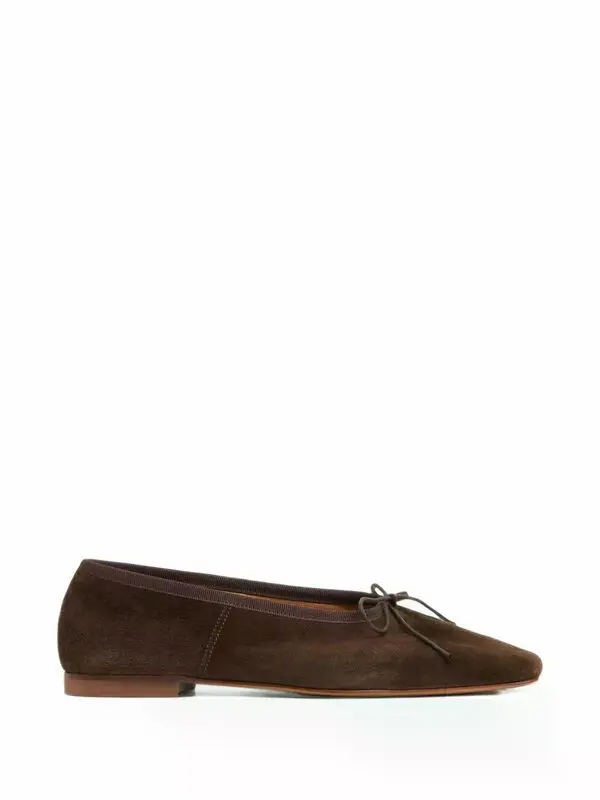 MANSUR GAVRIEL Square-toe Ballet Flats - Brown