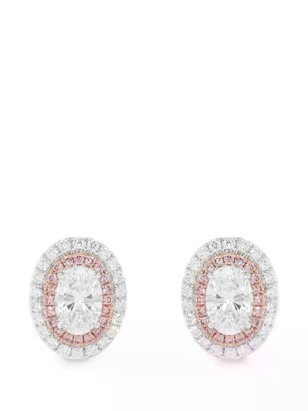 HYT JEWELRY Diamond Halo Earrings