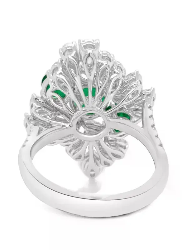 HYT JEWELRY Emerald And Diamond Ring
