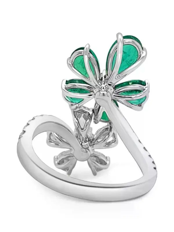 HYT JEWELRY Emerald And Diamond Ring