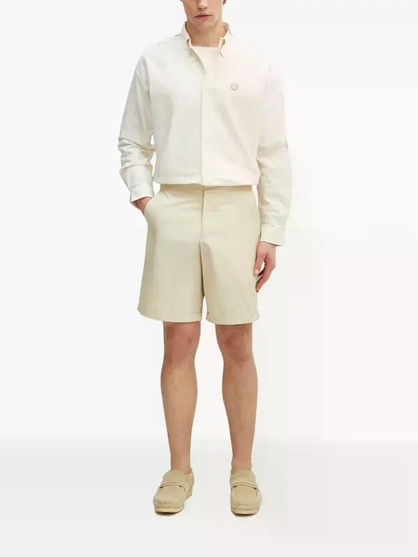 Fred Perry Twill Turn-up Shorts