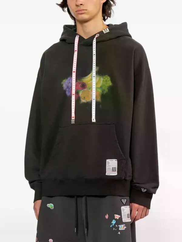 Mihara Yasuhiro Fruit-print Hoodie