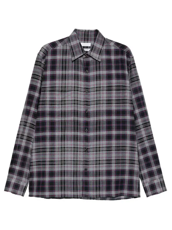 CELLAR DOOR Check Cotton Shirt