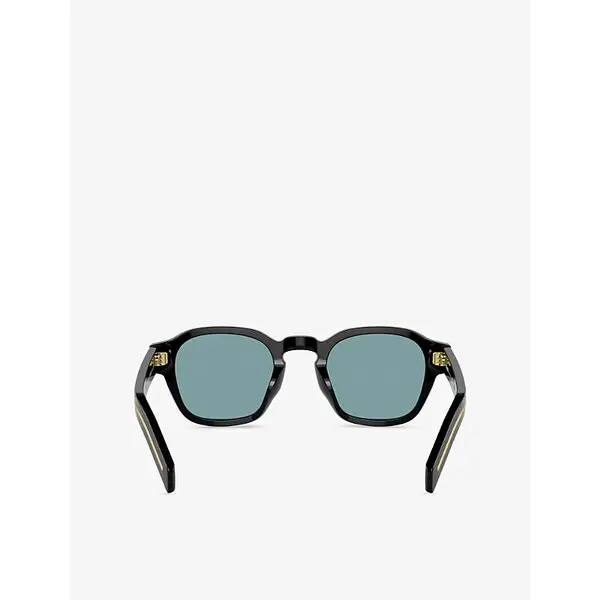 Prada Pr A16s Round-frame Acetate Sunglasses