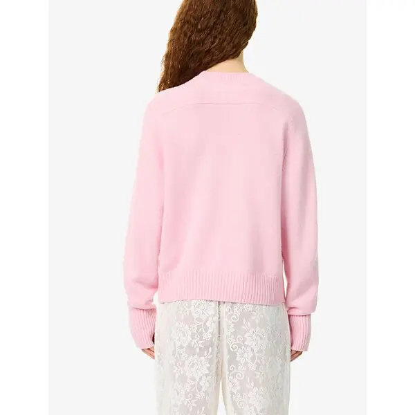 CRUSH CASHMERE Ollie Chunky Crew-neck Cashmere Jumper