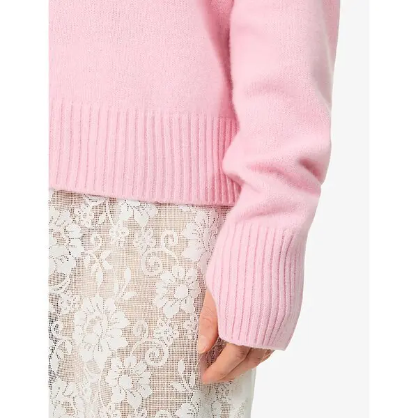 CRUSH CASHMERE Ollie Chunky Crew-neck Cashmere Jumper