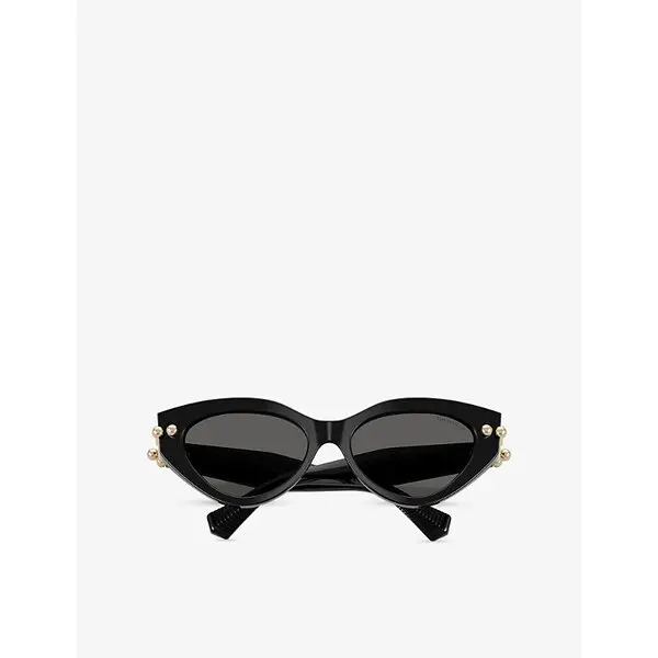 Tiffany & Co. Tf4268u Oval-frame Acetate Sunglasses