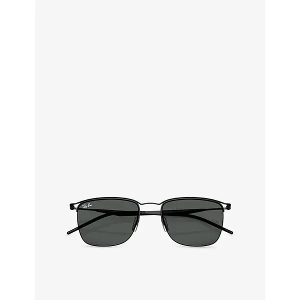 Ray-ban Rb8550 Square-frame Metal Sunglasses