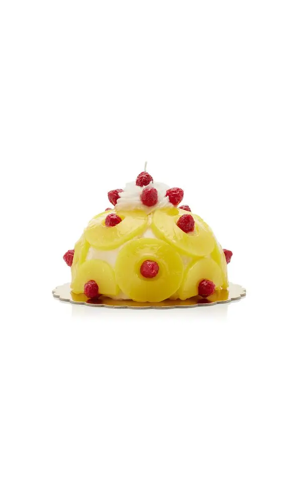 MODA DOMUS Pineapple Upside Down Cake Wax Candle - Multi