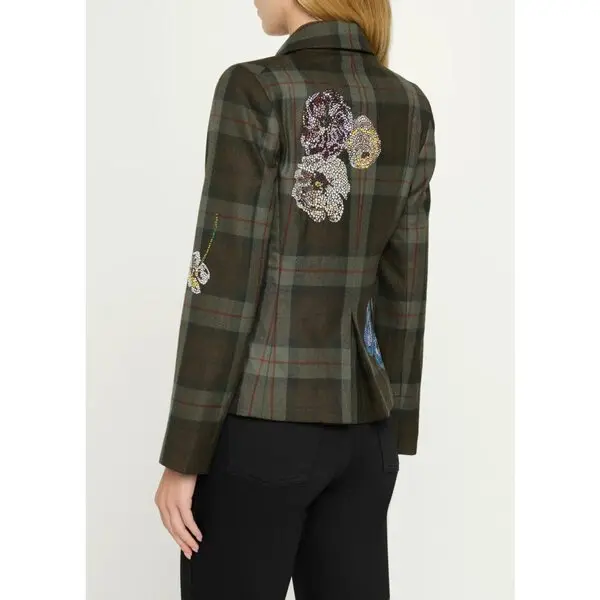 Libertine Scottish Rose Diamante Single-breasted Classic Jacket