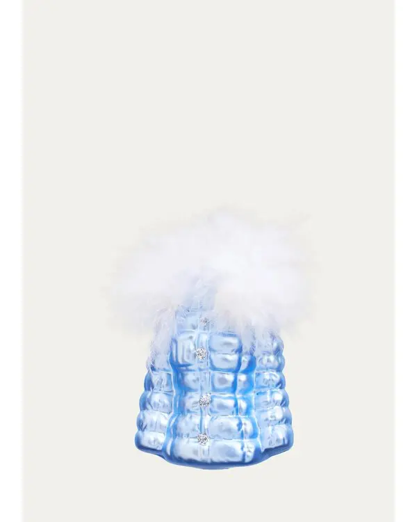 Bergdorf Goodman Winter Jacket Glass Ornat
