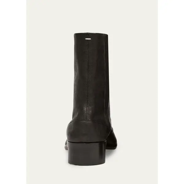 MAISON MARGIELA Tabi Split-toe Leather Ankle Boots
