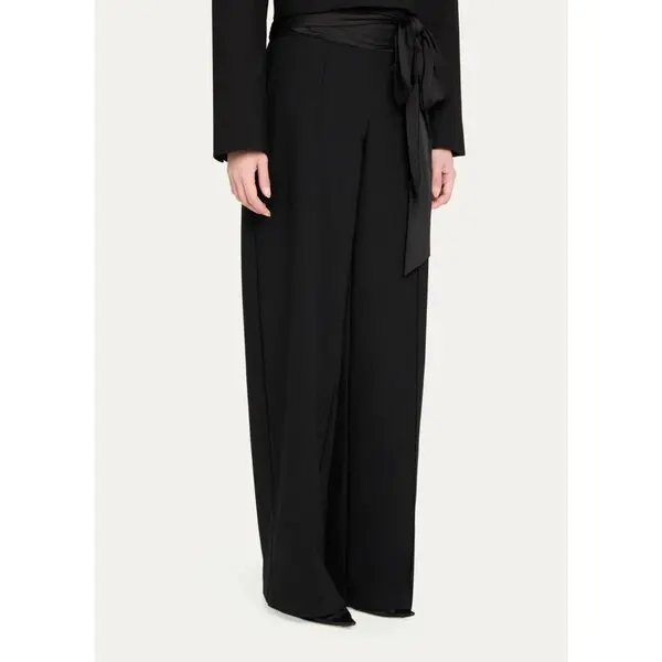 Cinq À Sept Romilly Cummerbund Wide-leg Trousers