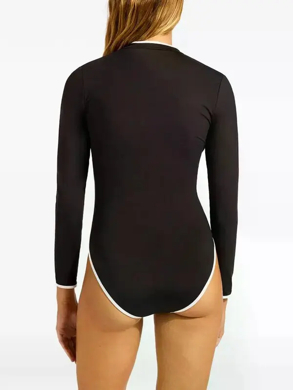 Seafolly Zip-up Long-sleeve Swimsuit