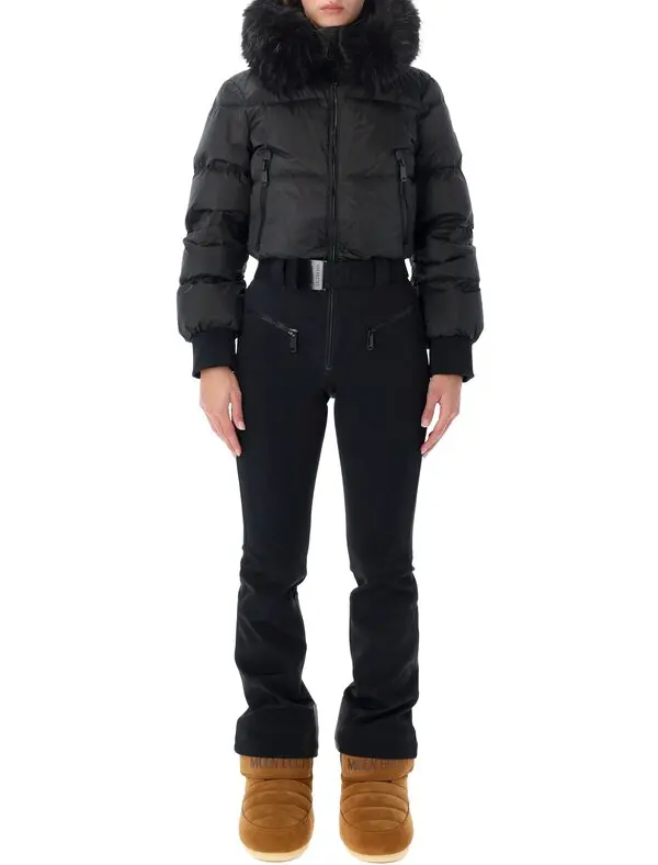 Goldbergh Belted Hooded Ski Jumpsuit - Nero