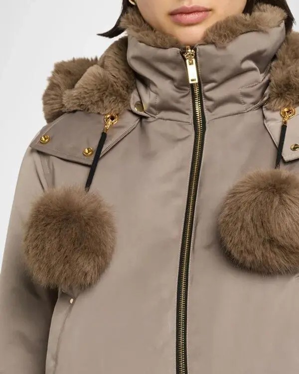 Moose Knuckles Sainte Flavie Bomber Jacket - Ashen