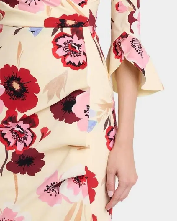 Chiara Boni La Petite Robe Triana Bodycon Floral-print Dress - Mae Small