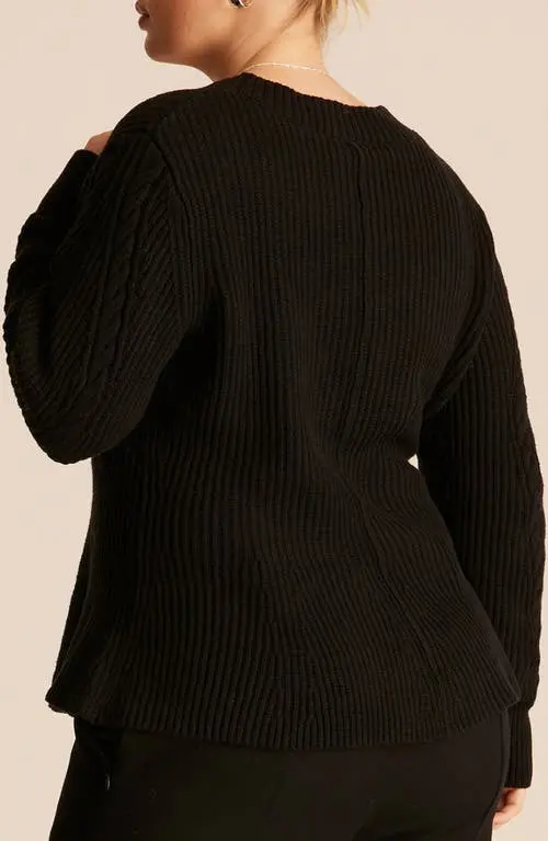 ESTELLE Callie Cable Knit Cardigan