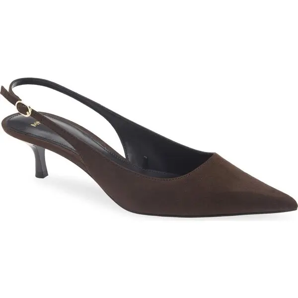 Mango Monaco Pointed Toe Slingback Pump