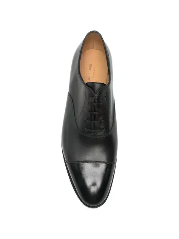 John Lobb City Ii Leather Oxford Shoes