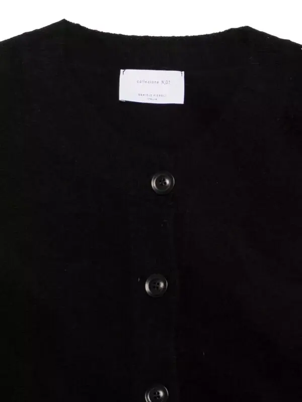 DANIELE FIESOLI Crew-neck Button-up Cardigan