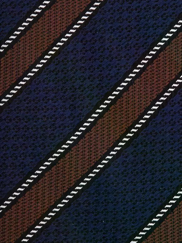 Brioni Striped Jacquard Tie