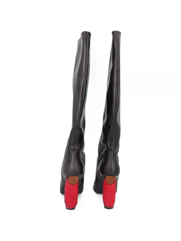 Balenciaga Pointed-toe Sculptural-heel Boots